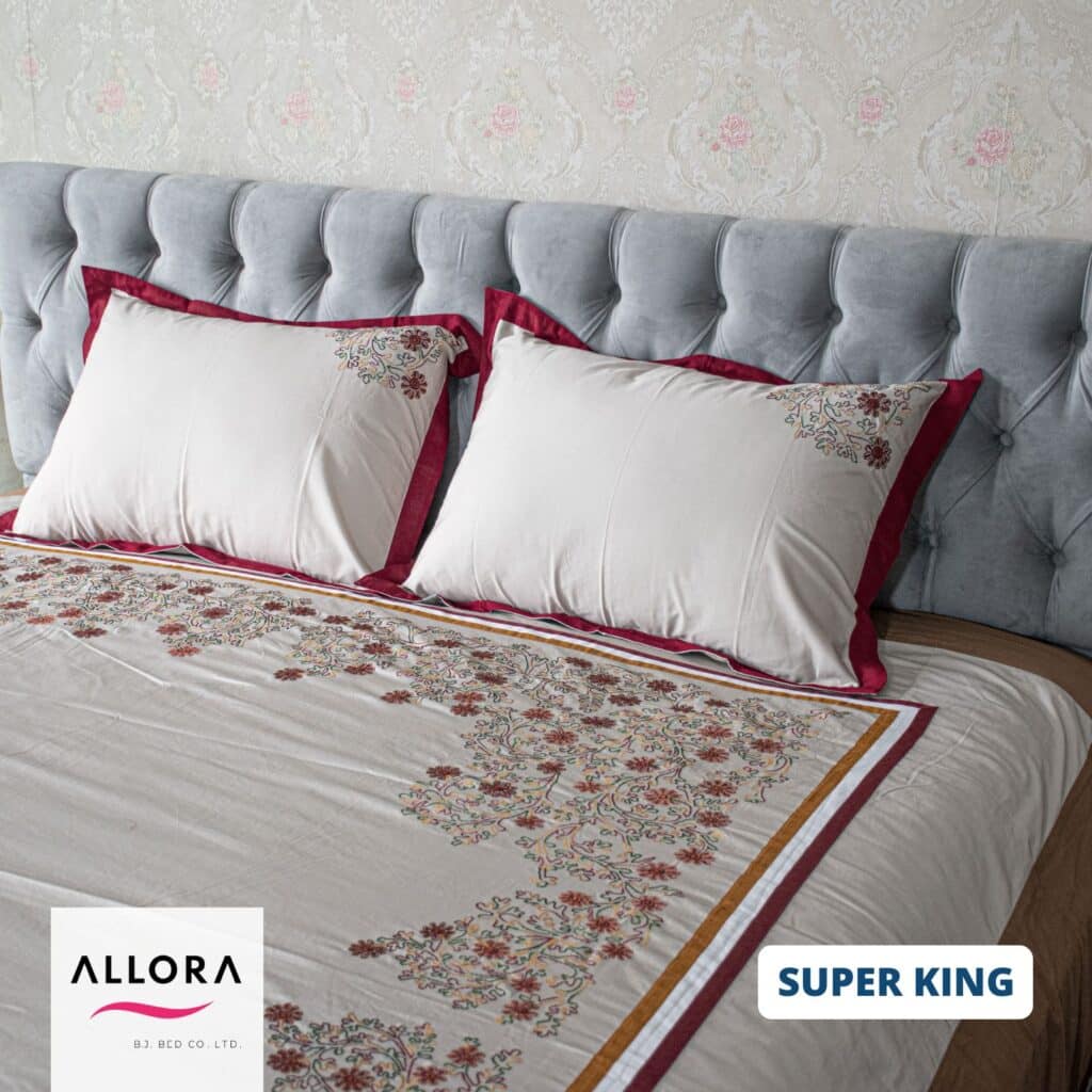 Embroidery Bed Sheet - ALLORA